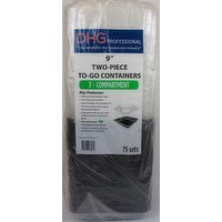 9in 2-pc Containers 3-Compartment - Smart & Final