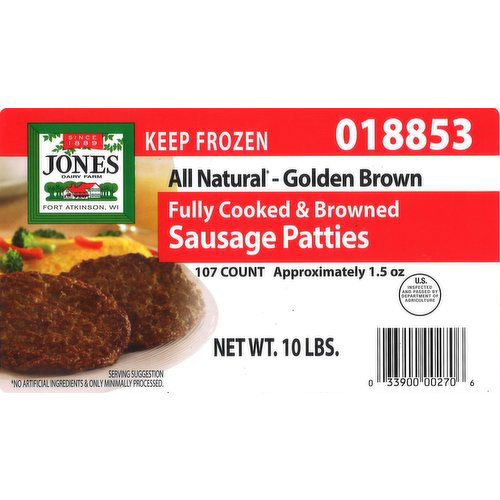 Jones Sausage Patty - Smart & Final