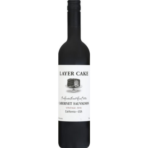 Layer Cake Cabernet Sauvignon, California USA, Vintage 2018 - Smart & Final