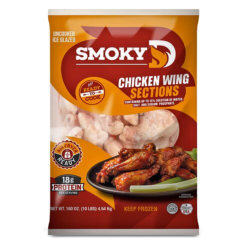 Smoky D Chicken Wing Sections - Smart & Final