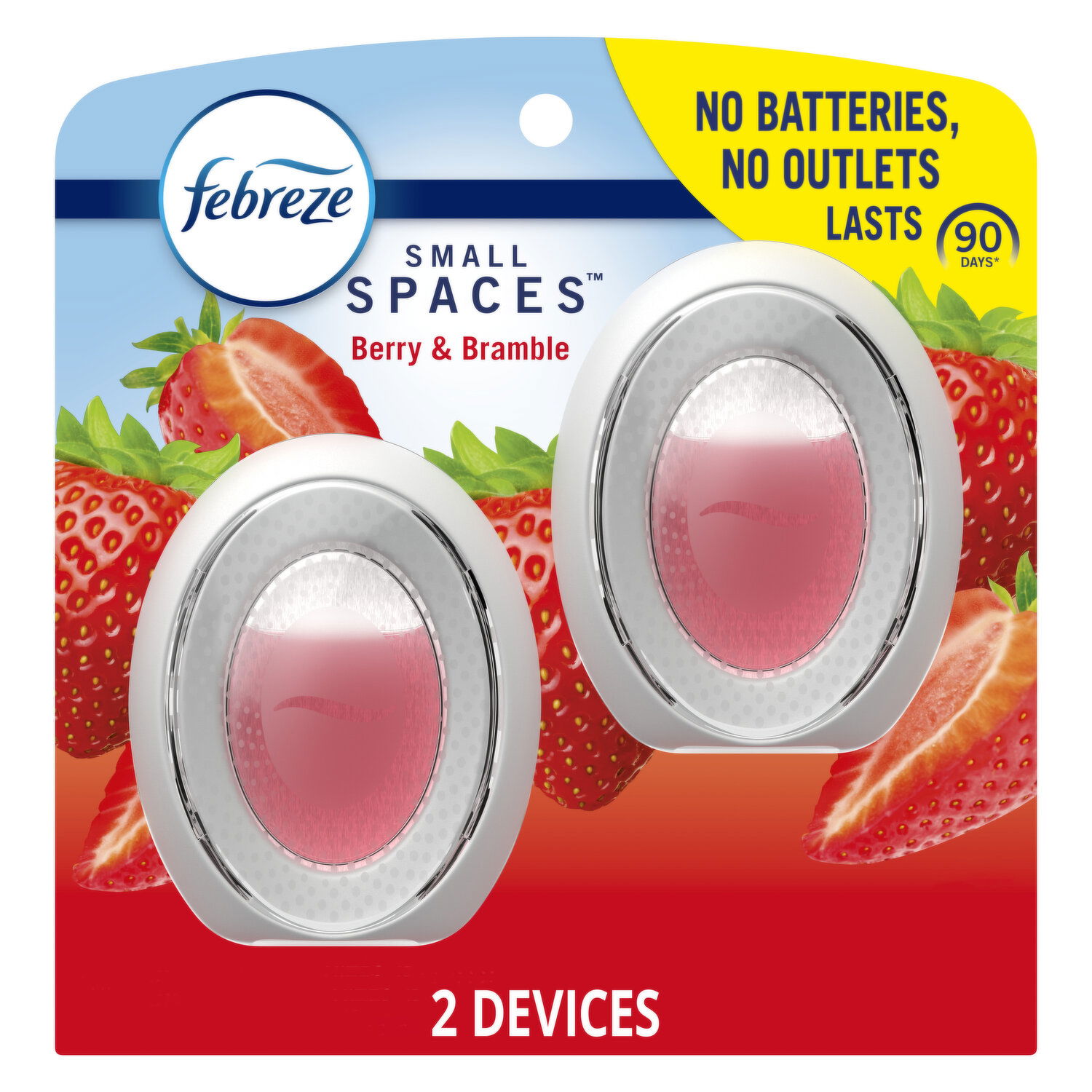 Febreze Small Spaces Air Freshener Odor Fighting Berry Bramble Smart Final