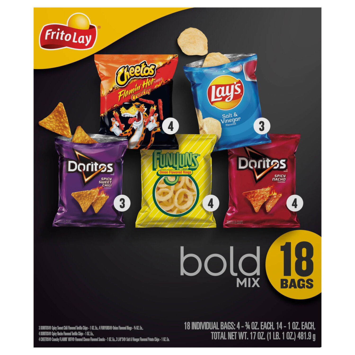 Doritos Chips Classic Mix Frito Lay Snacks, Classic Mix | Giant Eagle