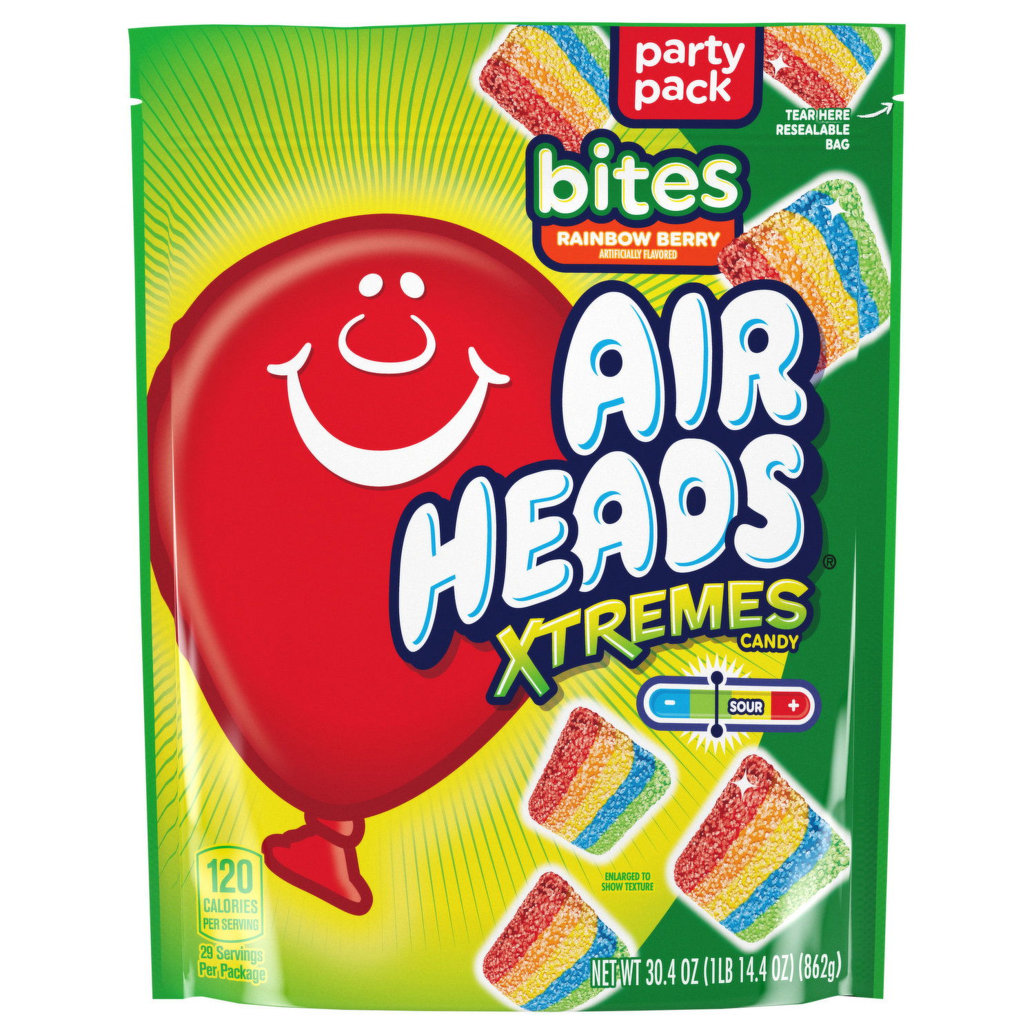 AirHeads Candy Rainbow Berry Bites Xtremes Party Pack Smart Final