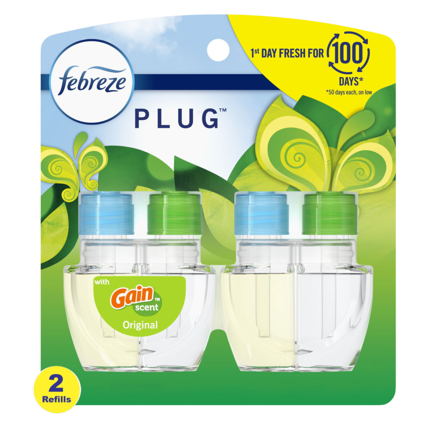 Febreze Plug In Air Freshener Scented Oil Refill Gain Original Scent Smart Final